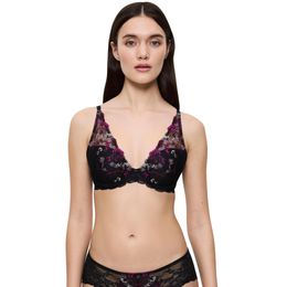 Schalen-BH Triumph "Sensual Spotlight WP", Damen, Gr. 90, Cup A, schwarz, Microtouch, Obermaterial: 64% Polyester, 29% Polyamid, 7% Elasthan, BHs Schalen-BH, mit Stickerei
