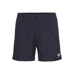 Badeshorts Speedo "Mens Essential 16" Watershort", Herren, Gr. M, N-Gr, blau (navy), Obermaterial: 100% Nylon, Badehosen Badeshorts, mit seitlichem Taschenentw&auml;sserungssystem