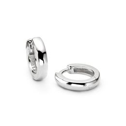 Paar Creolen Amor "Klassiker, 9944750", silber (silber, 925), Ohrringe, Damen, 15mm, Silber 925 (Sterlingsilber), Paar Creolen