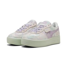Sneaker Puma "PALERMO ELEVATA SENORITA WNS", Damen, Gr. 42, wei&szlig; (warm wei&szlig;, sage frost), Textil, mehrfarbig, Schuhe Sneaker