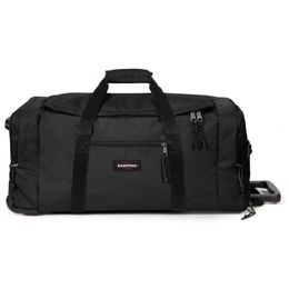 Weichgep&auml;ck-Trolley Eastpak "Leatherface M +", M&auml;dchen, Gr. B/H/T: 32,5cm x 68,5cm x 34,5cm 69 l, schwarz, Polyester, unifarben, Basic, Koffer Weichgep&auml;ck-Trolley, mit ausreichend Platz
