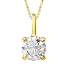 Kettenanh&auml;nger ONE ELEMENT "0.25 ct Diamant Brillant Anh&auml;nger aus 585 Gelbgold", gold, Schmuckanh&auml;nger, Damen, 0,25 SI = kleine Einschl&uuml;sse mit Brillant, Gelbgold 585, Kettenanh&auml;nger