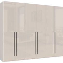 Kleiderschrank OTTO HOME "Piano, UV lackiert, hochgl&auml;nzend in beige oder wei&szlig;, FSC-zertifiziert", beige (beige hochglanz), B:272cm H:224cm T:56cm, Holzwerkstoff, Schr&auml;nke, Kleiderschrank, in vielen Breiten, H&ouml;he 224cm, mit Soft-Close Funktion