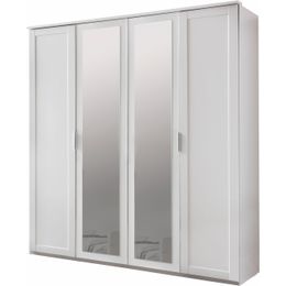 Kleiderschrank wimex "Nadja", wei&szlig;, B:180cm, Schr&auml;nke, Kleiderschrank