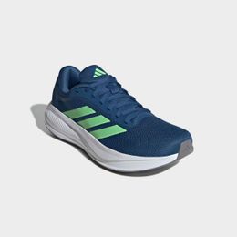 Laufschuh adidas Performance "RESPONSE RUNNER 2", Gr. 43, dusky petrol, lime burst, dusky petrol, Synthetik, Textil, Schuhe Laufschuh