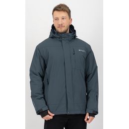 Winterjacke DEPROC Active "MONTREAL MEN", Herren, Gr. M (50), gr&uuml;n (schwarz slate), 96% Polyester; 4% Elasthan, Windstopperb&uuml;ndchen mit Daumenl&ouml;chern,mit Schneefang,mit verstellbarem Klettverschluss, Jacken Winterjacke, auch in Gro&szlig;en Gr&ouml;&szlig;en erh&auml;ltlich