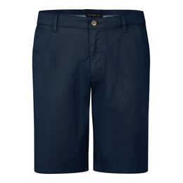 Bermudas Bugatti, Herren, Gr. 46, Normalgr&ouml;&szlig;en, blau (390, marine), 98% Baumwolle, 2% Elasthan, unifarben, normal, Hosen Bermudas, im l&auml;ssigen Stil