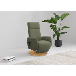 TV-Sessel Home Affaire "Rochelle, inkl. Kopfteilverstellung & 360 Drehfunktion", gr&uuml;n (olive), B:71cm H:110cm T:82cm, 95% Polyester 5% Polyamid, Sessel, TV-Sessel, TV-Sessel mit Drehfunktion 360 Grad