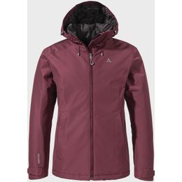 Sch&ouml;ffel Outdoorjacke SCH&Ouml;FFEL "Hiking Ins Jacket Style Wildkar WMS", Damen, Gr. 44, pink (3825, pink), Oberstoff: Aussenseite: 100% Polyester; (Membran: Thermoplastisches Polyurethan); Futter: 100% Polyester; Wattierung: 100% Polyester, regular fit, hoch geschlossener Ausschnitt, Jacken Outdoorjacke