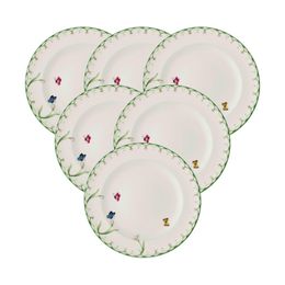 Villeroy & Boch Speiseteller VILLEROY & BOCH "Speiseteller Colourful Spring &oslash; 27 cm 6er Set bunt", bunt, Speiseteller, Speiseteller