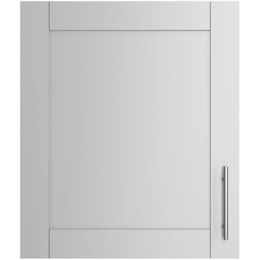 H&auml;ngeschrank KOCHSTATION "KS-Ahus", grau (hellgrau matt, wildeiche nachbildung), B:60cm H:70,4cm T:34,9cm, Schr&auml;nke, H&auml;ngeschrank, Breite 60 cm