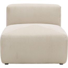 Sofaelement Home Affaire "Gerrid", beige (creme), B:85cm H:69cm T:108cm, 100% Polyester, Polsterelemente, Sofaelement, Cord-Bezug, Mittelelement, auch einzeln stellbar
