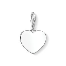 Charm-Einh&auml;nger Thomas Sabo "Herz", silberfarben, Charms, Damen, Silber 925 (recycelt), Charm-Einh&auml;nger