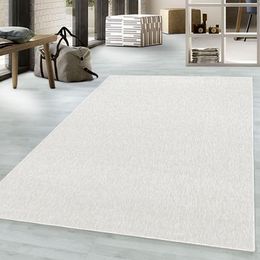 Teppich Ayyildiz Teppiche "Nizza 1800 Kurzflorteppich", beige (cream), B:80cm H:6mm L:150cm, Polypropylen, Teppiche, Teppich, pflegeleicht, leicht melierter Kurzflor, ringsum gekettelt, Wohnzimmer