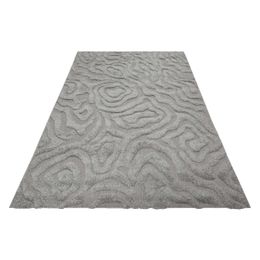 Outdoorteppich Esprit "Soul Jack, ESP-54230", grau, B:200cm H:4mm L:290cm, Polypropylen (PP), Teppiche, Outdoorteppich, Hoch-Tief-Effekt, florale Struktur, modern, robust, Terrasse, K&uuml;che