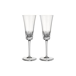 Villeroy & Boch Sektglas VILLEROY & BOCH "Sektgl&auml;ser Grand Royal 120 ml 2er Set transparent", bunt (transparent), Glas, Trinkgef&auml;&szlig;e, Sektglas