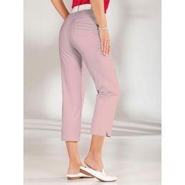 7/8-Hose COSMA, Damen, Gr. 40, Normalgr&ouml;&szlig;en, rosa (ros&eacute;), 97% Baumwolle, 3% Elasthan, unifarben, 7/8-L&auml;nge, Hosen 7/8-Hose