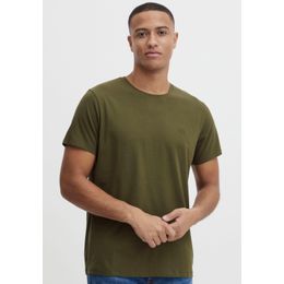 2-in-1-Langarmshirt Blend "BL T-shirt BHDinton crew", Herren, Gr. S, gr&uuml;n, Single Jersey, Obermaterial: 95% Baumwolle, 5% Elasthan, unifarben, normal normal, Rundhals, Shirts 2-in-1-Langarmshirt