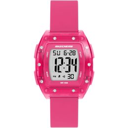 Chronograph Skechers "SAWTELLE", pink, Armbanduhren, Damen, Chronograph, Quarzuhr, Armbanduhr, Damenuhr, Herrenuhr, Silikonarmband, digital