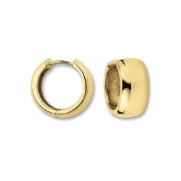 Paar Creolen ONE ELEMENT "Ohrringe Creolen aus 333 Gelbgold &Oslash; 15,5 x 7,0 mm", gold, Ohrringe, Damen, Gelbgold 333, Paar Creolen
