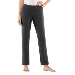 Homewearpants Plantier, Damen, Gr. 22/23, Kurzgr&ouml;&szlig;en, schwarz, 50% Baumwolle, 50% Polyester, unifarben, Hosen Homewearpants