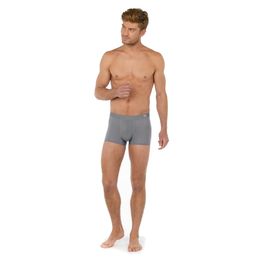 Boxershorts HOM "H-Fresh", Herren, Gr. XXL, grau, Obermaterial: 83% Polyamid, 17% Elasthan. Futter: 95% Baumwolle, 5% Elasthan, unifarben, bequem, Unterhosen Boxershorts, bequem, weich, eng, elastisch, atmungsaktiv, basic, Baumwollmix