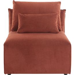 Sessel OTTO HOME "N&ouml;re", orange (terra), B:82cm H:86cm T:90cm, Samtoptik (100% Polyester);Struktur (100% Polypropylene);Webstoff (100% Polyester);Struktur fein (100% Polyester);Luxus-Microfaser Lederoptik (100% Polyester);Baumwoll-/Leinenmix (60% Baumwolle/40% Leinen), Sessel, Sessel, Modul - zum Zusammenstellen; in vielen Bezugsqualit&auml;ten und Farben