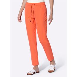 Webhose Heine, Damen, Gr. 36, Normalgr&ouml;&szlig;en, orange, 96% Polyamid, 4% Elasthan, unifarben, Hosen Webhose