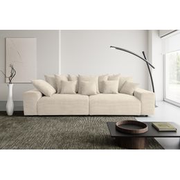 Big-Sofa WERK2 "Maxi B, Mega Sofa mit viel Platz, Breite 290 cm, pflegeleichte Bez&uuml;ge", beige (natur), B:290cm H:78cm T:132cm, 90% Polyester, 10% Nylon, Sofas, Big-Sofa, Maximaler Kuschelkomfort: XXL-Sofa mit 78 cm Sitztiefe & 12 Kissen