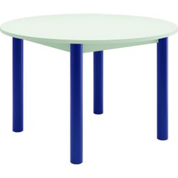 Esstisch Tom Tailor HOME "COLOR TABLE", blau (fresh sage 08, cobalt blau 04, fresh sage 08), B:120cm H:76cm T:120cm, Tische, Esstisch, Esstisch, 4-Fu&szlig;, 3 Gr&ouml;&szlig;en, 3 Dekorfarben, 4 Fu&szlig;farben, ABS-Kante