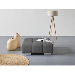 Hocker COTTA "Orion", grau (anthrazit), B:103cm H:42cm T:103cm, 100% Polyester, Hocker, Hocker