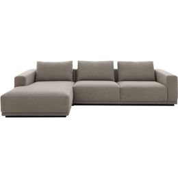 Ecksofa Musterring, curcuma, B:316cm H:78cm T:166cm, 94% Polyester, 6% Nylon, Sofas, Ecksofa, Anreihsofa rechts & Longchair links, mit Armlehnen, inkl. R&uuml;ckenkissen