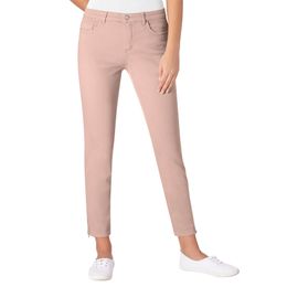 Stretch-Jeans Ascari, Damen, Gr. 44, Normalgr&ouml;&szlig;en, rosa (ros&eacute;), 91% Baumwolle, 6% Polyester, 3% Elasthan, unifarben, lang, Jeans Stretch-Jeans