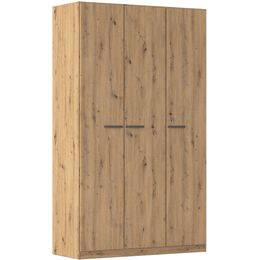 Dreht&uuml;renschrank Rauch "Kleiderschrank Schrank Garderobe TOPSELLER OTELI inkl. Inneneinteilung", eiche artisan, B:136cm H:229cm T:54cm, Holzwerkstoff, Schr&auml;nke, Dreht&uuml;renschrank, mit zus&auml;tzlichen Einlegeb&ouml;den, optional mit Spiegel MADE IN GERMANY