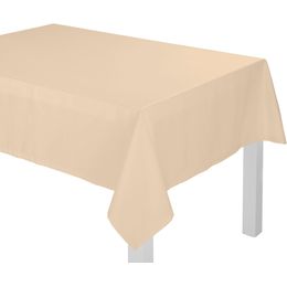 Tischdecke WIRTH "NEWBURY" Gr. 6, beige, B:150cm L:200cm, Baumwolle, Polyester, Tischdecken, Tischdecke