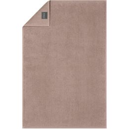 Badematte Egeria "Boston", grau (taupe), H:1mm, Baumwolle, Badematten, Badematte, Badvorleger Uni Farben, waschbar