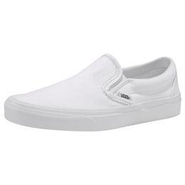 Slip-On Sneaker Vans "UA Classic Slip-On", Herren, Gr. 38,5, wei&szlig;, Textil, unifarben, Schuhe Slip-On Sneaker, aus textilem Canvas-Material