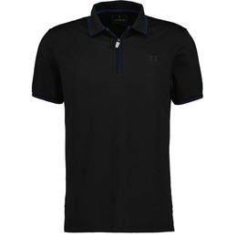 Poloshirt Ragman, Herren, Gr. S, schwarz, Piqu&eacute;, 52% Baumwolle 45% Polyester 3% Elasthan, regular fit, ohne Ausschnitt, Shirts Poloshirt