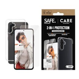 CARE BY PANZERGLASS Displayschutzglas "2-in-1 Protection Slim X-Ray Case + Screen Protection", transparent, B:11cm H:2,5cm T:19,5mm, Displayfolien, Displayschutzfolie, Schutzfolie, Bildschirmschutz, kratz- & sto&szlig;fest, Displayschutzglas