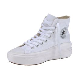Sneaker Converse "CHUCK TAYLOR ALL STAR MOVE PLATFORM", Damen, Gr. 39,5, wei&szlig;, Textil, Schuhe Sneaker