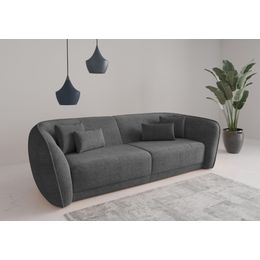 Sit & More Big-Sofa SIT & MORE "Neapel", grau, B:290cm H:86cm T:121cm, 100% Polyester, Sofas, Big-Sofa