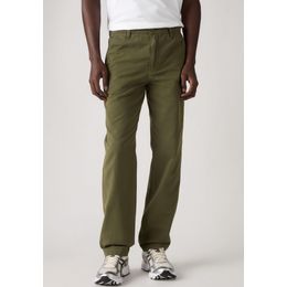 Levi's Chinohose LEVI'S "LV Hose XX CHINO AUTHENTIC RLX", Herren, Gr. 31, L&auml;nge 34, olive night auth twill gd, Web, Obermaterial: 100% Baumwolle, unifarben, bequem kn&ouml;chellang, Hosen Chinohose, bequeme Passform