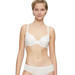 B&uuml;gel-BH Triumph "Body Make-up Soft Touch", Damen, Gr. 80, Cup A, beige (vanille), Microtouch, Obermaterial: 51% Polyamid, 26% Elasthan, 23% Polyester, unifarben, BHs B&uuml;gel-BH, leichte Polsterung, weich, mit Schale, nahtlos vorgeformt