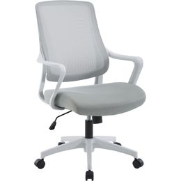 B&uuml;rostuhl OTTO HOME "Imperia, komfortabler Schreibtischstuhl", grau (hellgrau), B:61cm H:106cm T:66cm, St&uuml;hle, B&uuml;rostuhl, im modernen Design