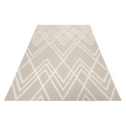 Outdoorteppich Esprit "Rave, ESP-54228", beige, B:200cm H:6mm L:290cm, Polypropylen (PP), Teppiche, Outdoorteppich, mit Hoch-Tief-Effekt, Rauten-Design, modern, robust, Terrasse, K&uuml;che