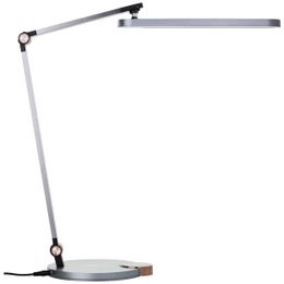 Brilliant LED Schreibtischlampe "Officehero", grau, H: 40cm, 1 Stk., Leuchten, Wireless charging, 1000 lm, dimmbar, CCT, LED Schreibtischlampe