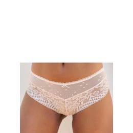 Stringpanty Vivance, Damen, Gr. 32/34, beige (puder), Microfaser, Obermaterial: 90% Polyamid, 10% Elasthan, k&ouml;rpernah, Unterhosen Stringpanty, Dessous im h&uuml;bschen Spitzen-Mix, Topseller