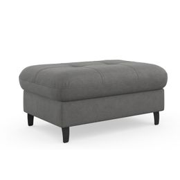 Sit & More Hocker SIT & MORE "Marano", grau, B:102cm H:43cm T:67cm, 98% Polyester, 2% Polyamid, Hocker, Hocker, mit Stauraum