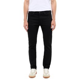 Slim-fit-Jeans Mustang "Herren Style Vegas Slim", Herren, Gr. 35, L&auml;nge 30, schwarz (906 schwarz), Denim/Jeans, 92% Baumwolle, 6% Elastomultiester, 2% Elasthan, unifarben, slim fit, Jeans Slim-fit-Jeans