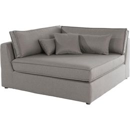 Sofa-Eckelement OTTO HOME "Enid", beige (natur), B:130cm H:75cm T:130cm, Baumwollmix (60% Baumwolle/40% Leinen);Struktur fein (100% Polyester);Samtoptik (100% Polyester);Samtvelours (100% Polyester);Struktur (100% Polyester);Struktur recycelt (100% recyceltes Polyester), Polsterelemente, Sofa-Eckelement, Teil eines Modulsofas, fester Sitzkomfort, auch in Breitcord